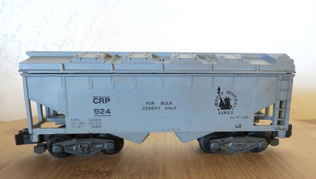Vintage, American Flyer Model Train Car, 924 CNJ Cement Hopper - Etsy
