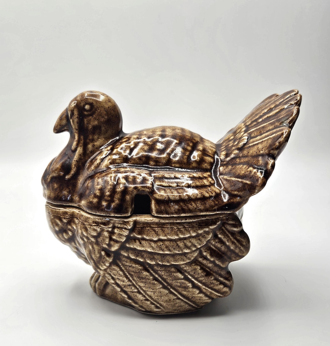Ceramic Turkey Condiment Dish - Etsy
