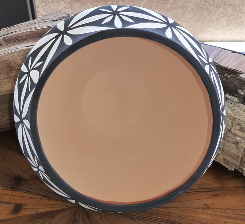 Signed Acoma Pueblo Flowers Pattern Pot - Etsy