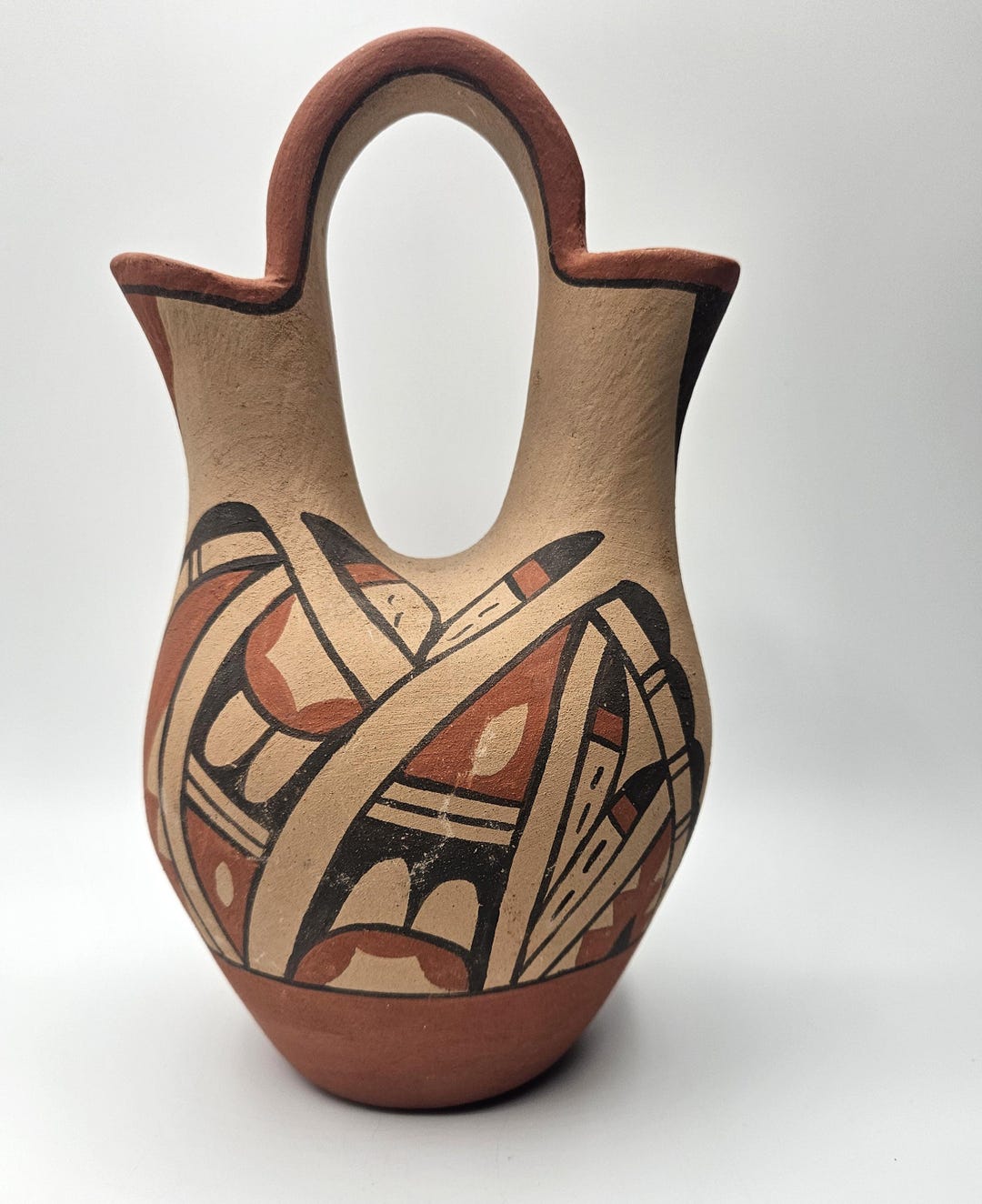 Jemez Pueblo Wedding Vase, Artist Signed, Circa 1970s - Etsy