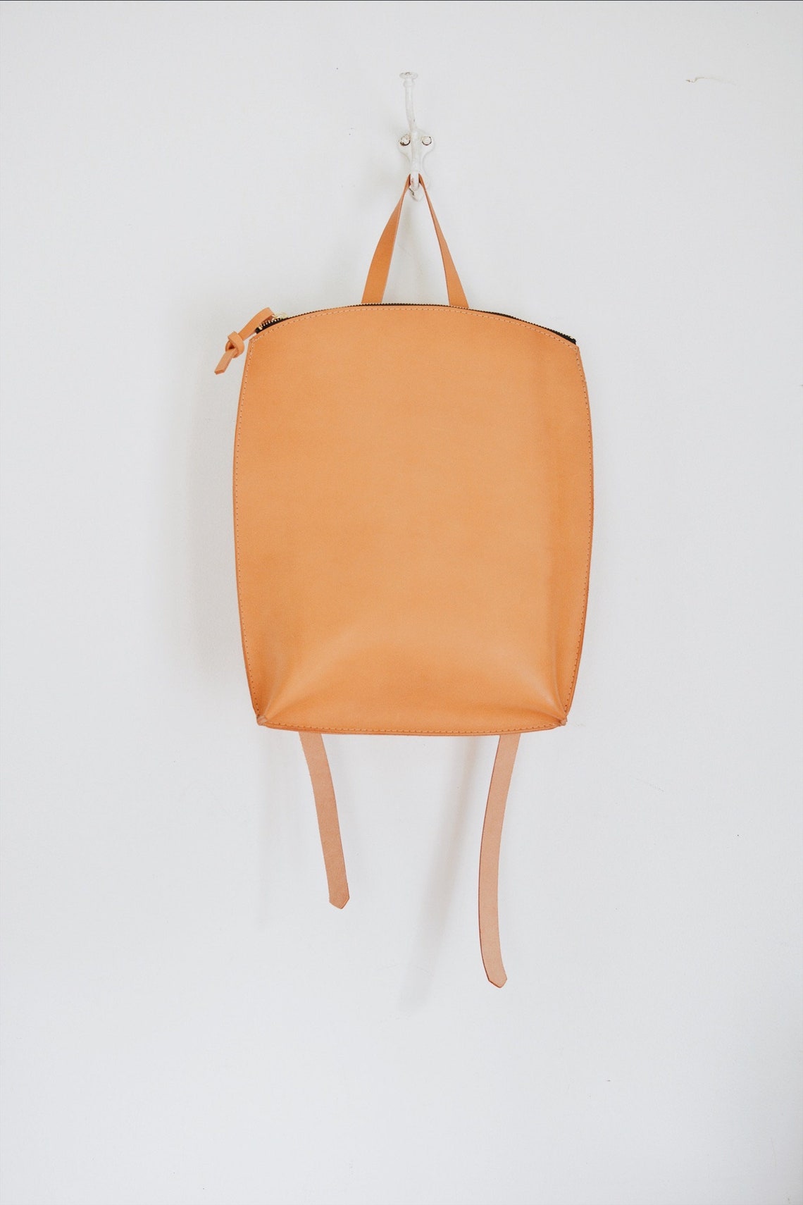Small Leather Backpack Mini Leather Backpack Minimalist - Etsy
