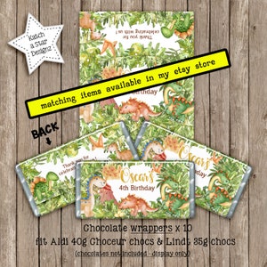 Dinosaur Jungle Personalised Birthday Party Invitations - Etsy Australia