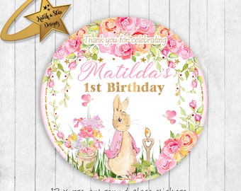Peter Rabbit Girls 1st any Birthday Party Personalised | Etsy Australia
