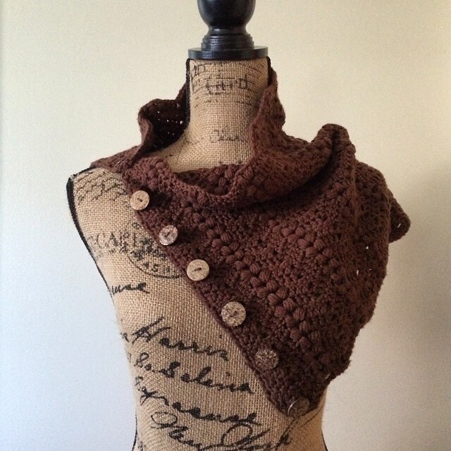 Crochet Pattern for the Wheat Berry Button-up Cowl, PDF Instant ...