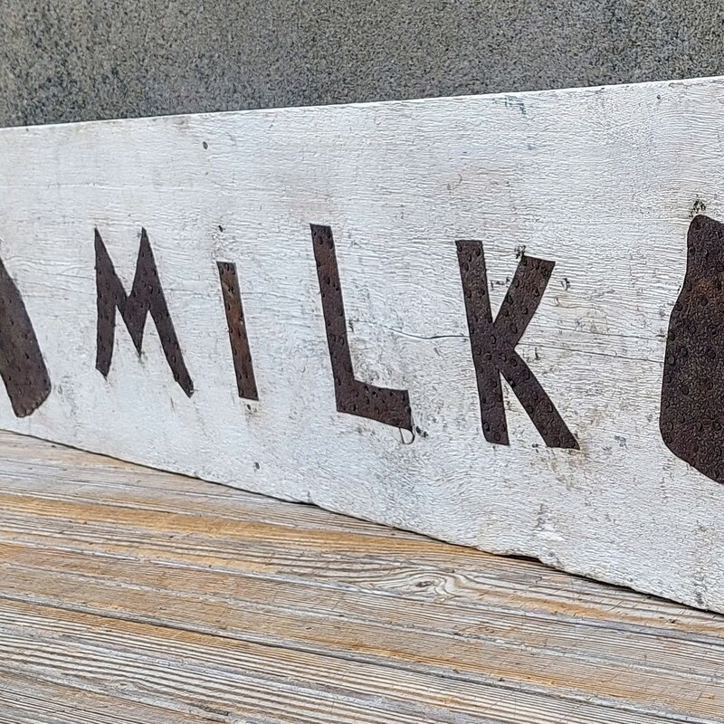 Vintage Dairy Sign - Etsy