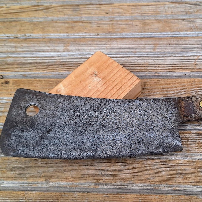 Antique Meat Cleaver - Etsy
