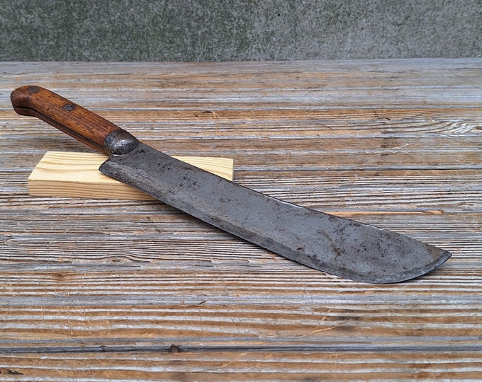 Antique Butcher Slaughterhouse Shear Steel Full Tang Lamb Splitter Hog ...