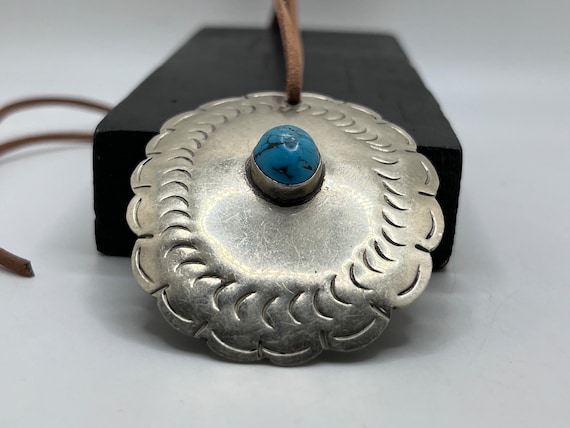 Vintage Silversmith Made Native American Diné (Navajo… - Gem