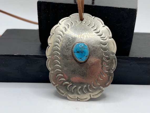 Vintage Silversmith Made Native American Diné (Navajo… - Gem