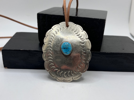 Vintage Silversmith Made Native American Diné (Navajo… - Gem