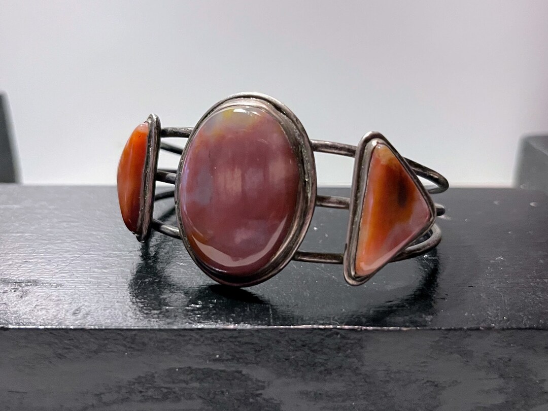 Vintage Dine' (navajo) Native American Sterling Silver Silversmith Made ...