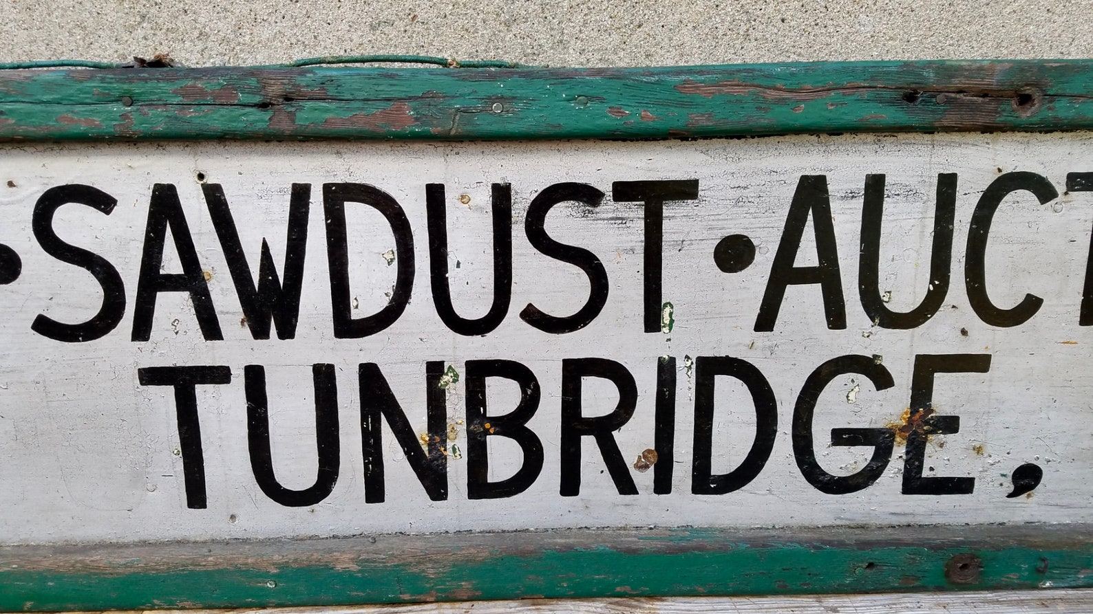 Vintage Hand Painted Metal Trade Sign Truck Tailgate - Etsy