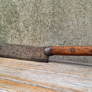 Antique Butcher Slaughterhouse Shear Steel Full Tang Lamb Splitter Hog ...