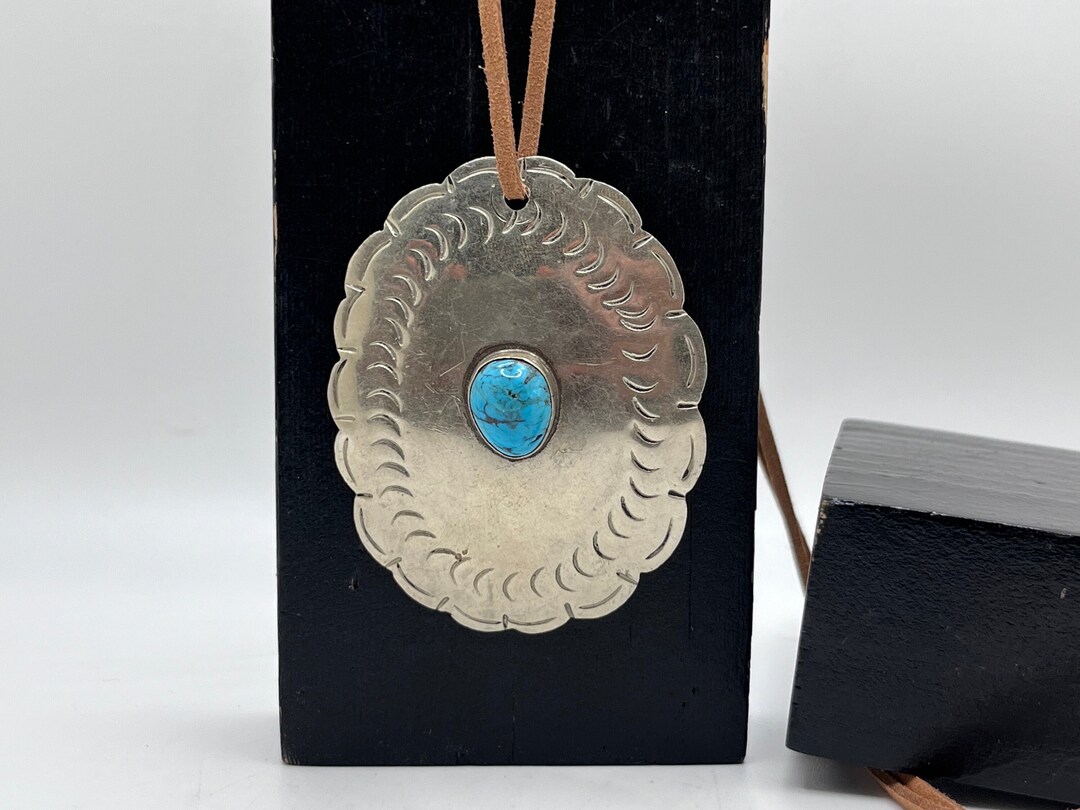 Vintage Silversmith Made Native American Diné (navajo) Sterling Silver ...