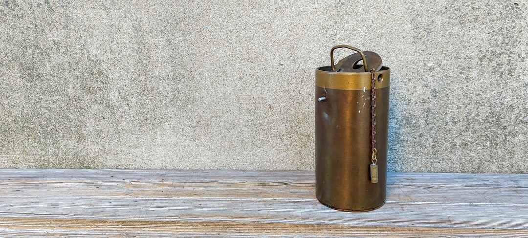 Vintage Brass Diamond Manufacturing Company Brass Fare Box Money Vault ...