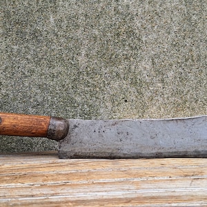 Antique Butcher Slaughterhouse Shear Steel Full Tang Lamb Splitter Hog ...