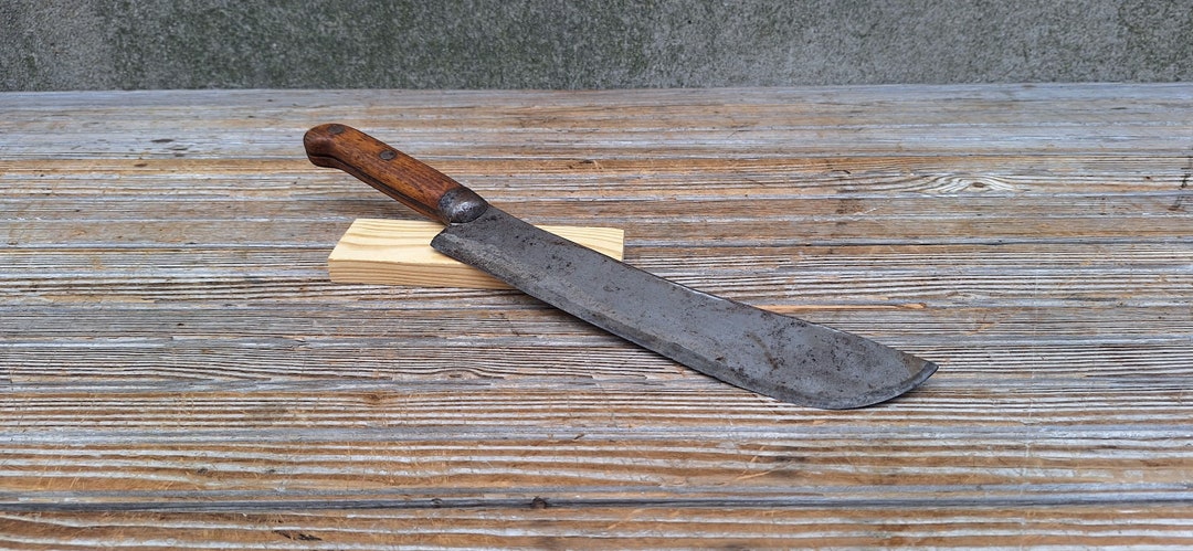 Antique Butcher Slaughterhouse Shear Steel Full Tang Lamb Splitter Hog ...