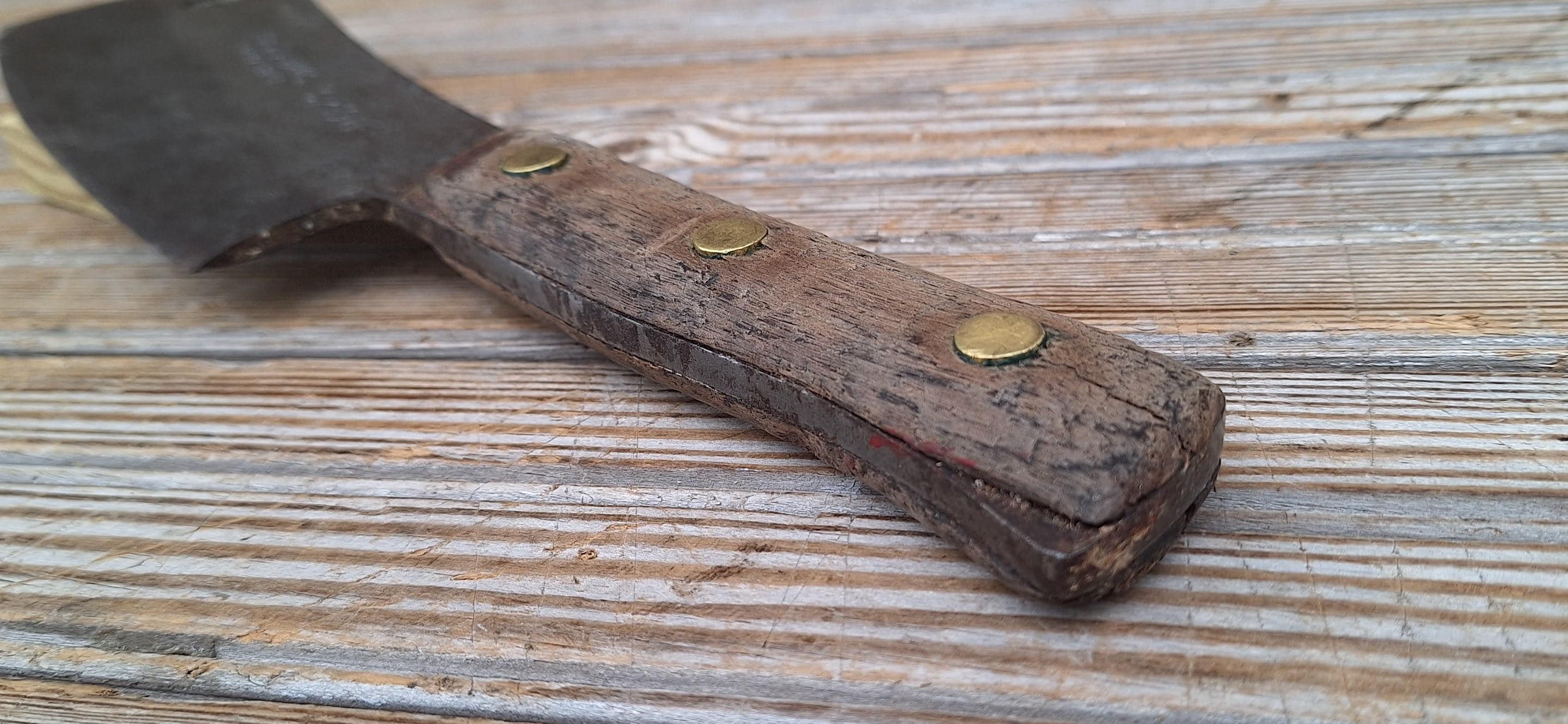 Antique Butcher Slaughterhouse Foster Brothers #2190 Solid Steel Maple ...
