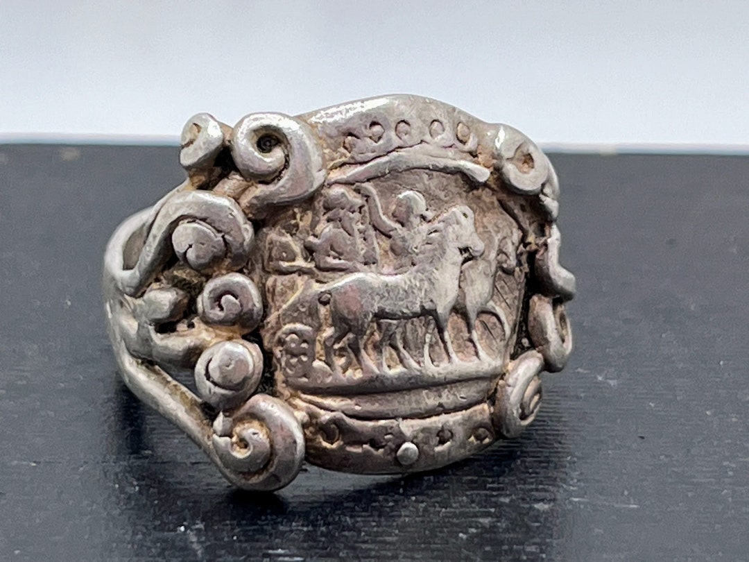 Vintage Silversmith Bench Handmade Hand Applied Sterling Silver ...