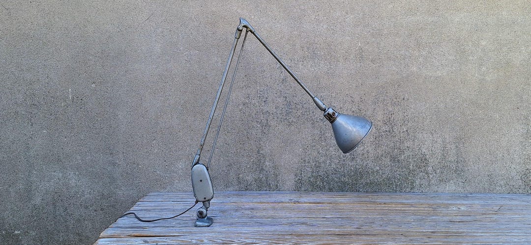 Vintage Dazor American Industrial Articulating Drafting Desk Machine ...