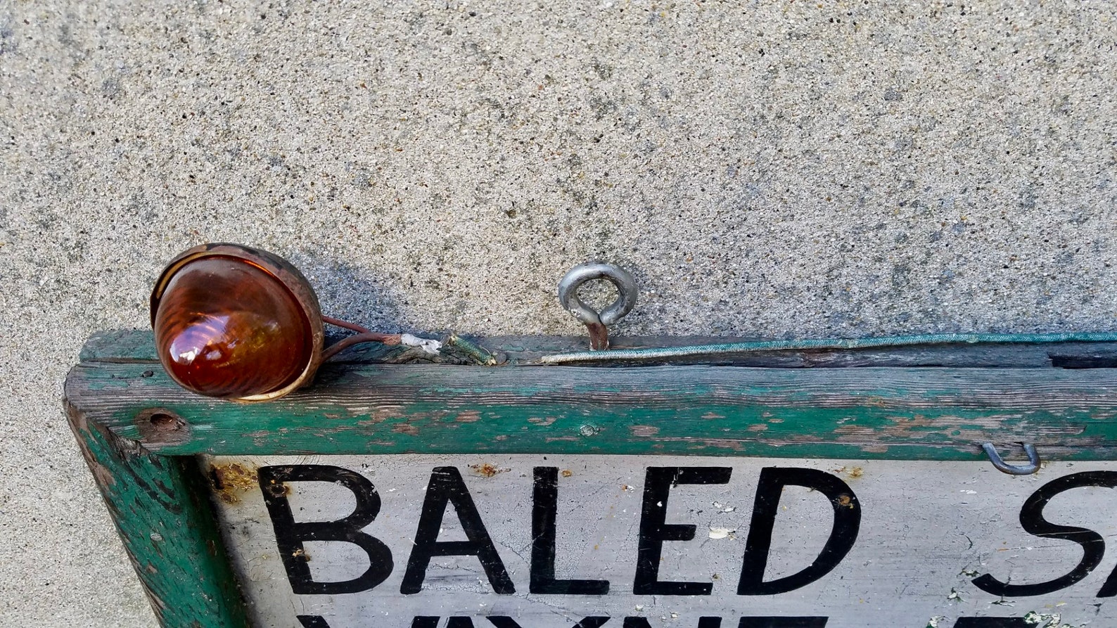 Vintage Hand Painted Metal Trade Sign Truck Tailgate Auctioneer - Etsy