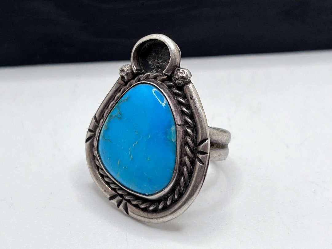 Vintage Native American Diné (navajo) Artist Silversmith Made Sterling ...
