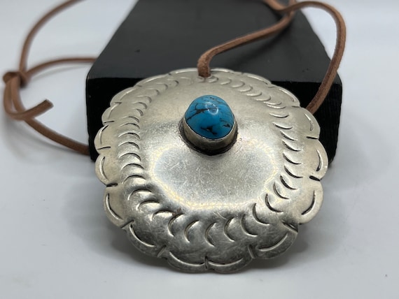 Vintage Silversmith Made Native American Diné (Navajo… - Gem