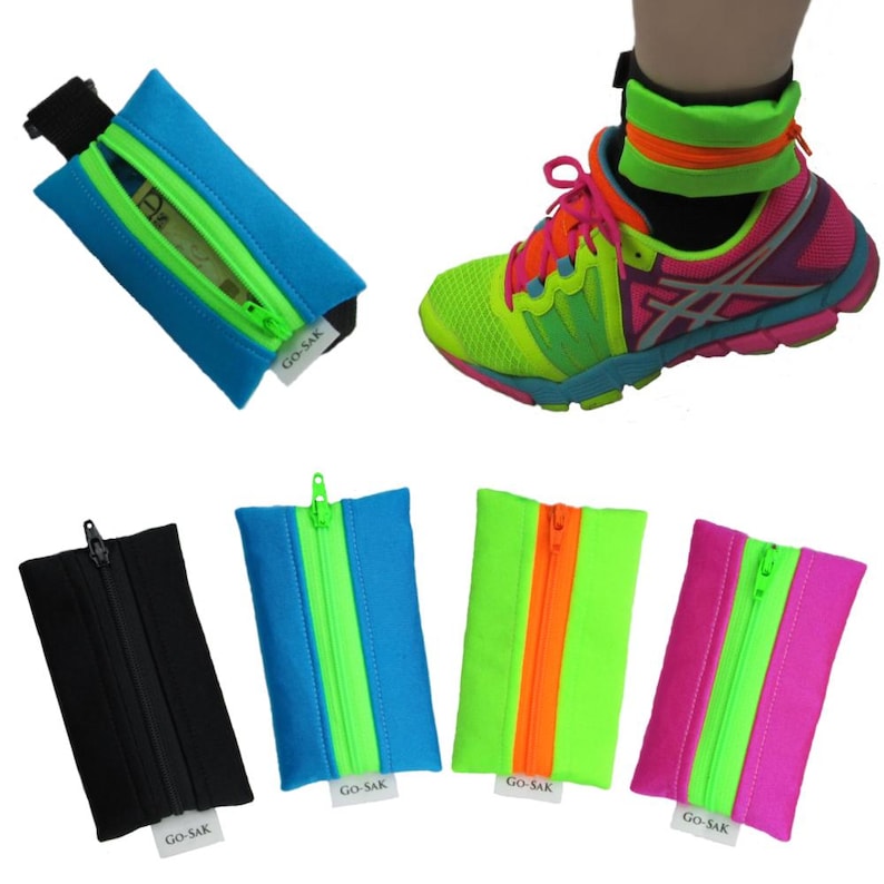 Go-sak Sport Wearable Zippered POUCH for Running, Walking, Biking ...