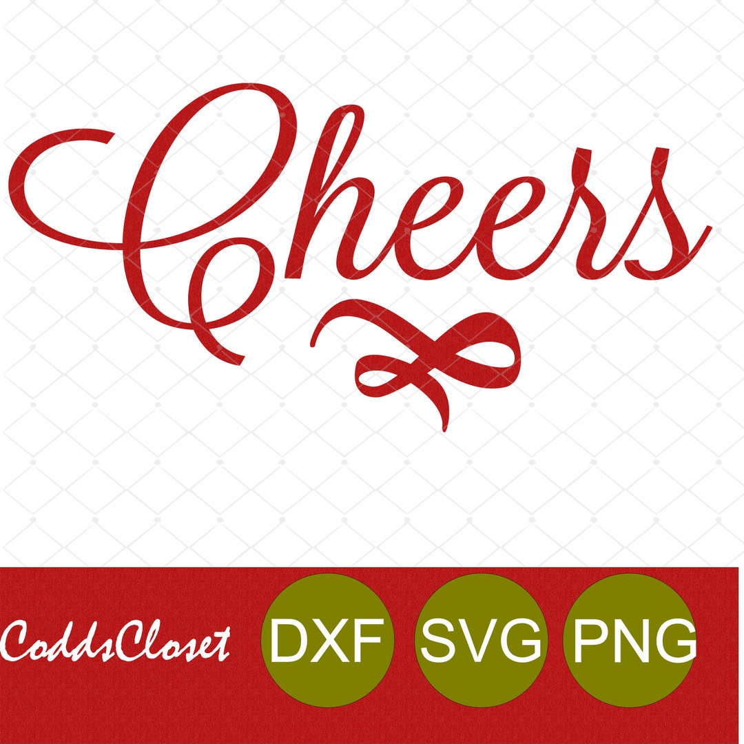 Cheers SVG Dxf Png New Years Svg Glass Svg Tumber Design Cutting File ...