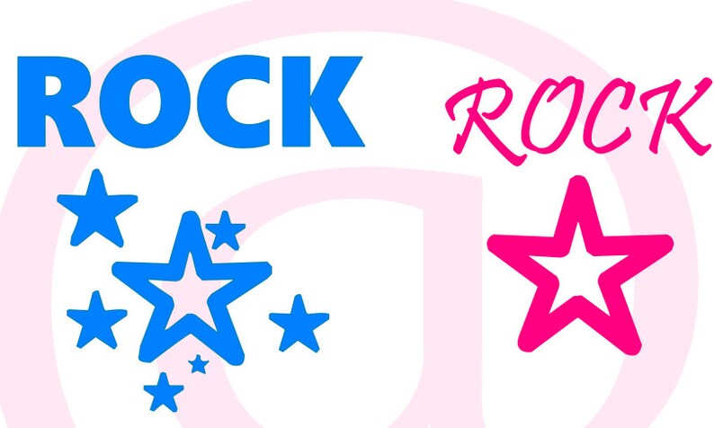 Rock Star SVG File Instant Download Cutting Machine File SVG - Etsy