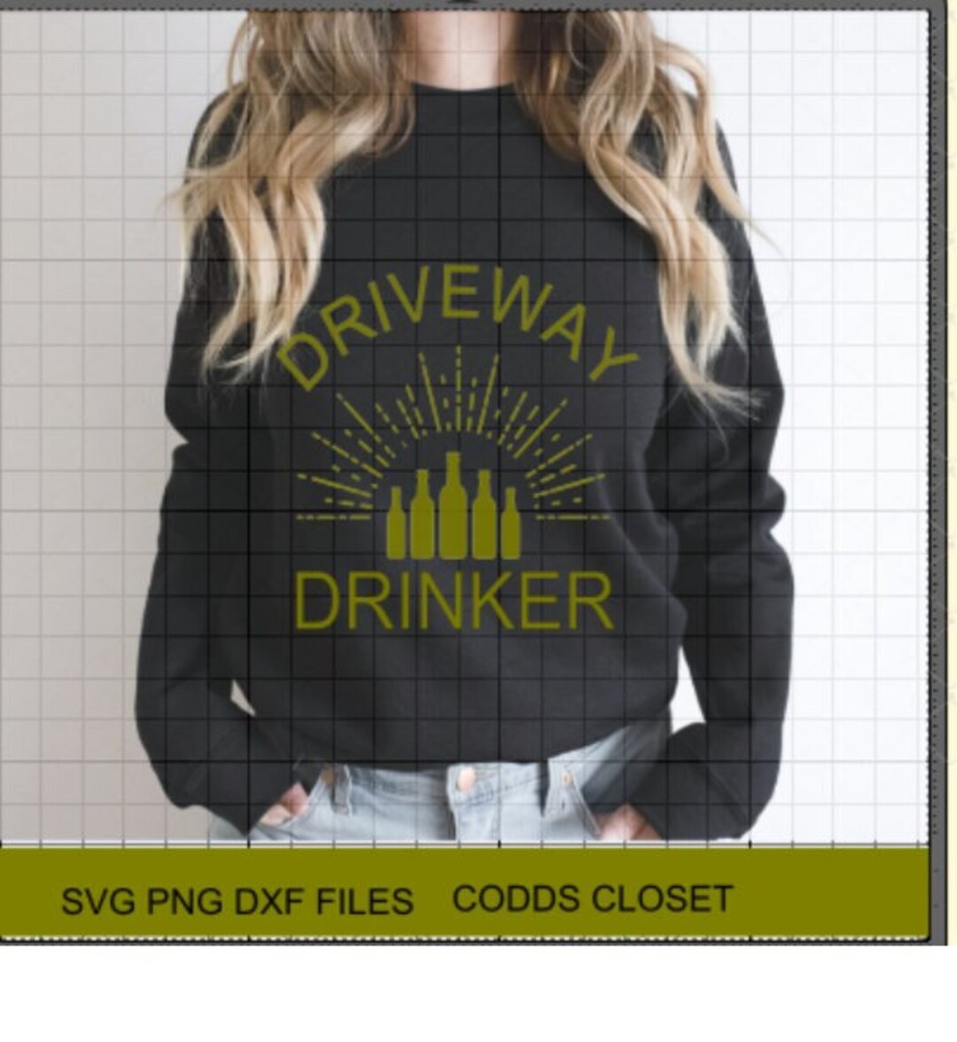 Driveway Drinker Svg Png Dxf Beer Bottle Svg Png Dxf Party Svg Cutting ...