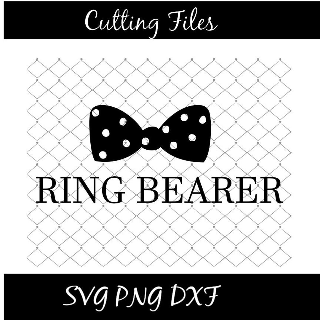 Ring Bearer Svg With Tie SVG File Instant Download Wedding Shirt SVG ...