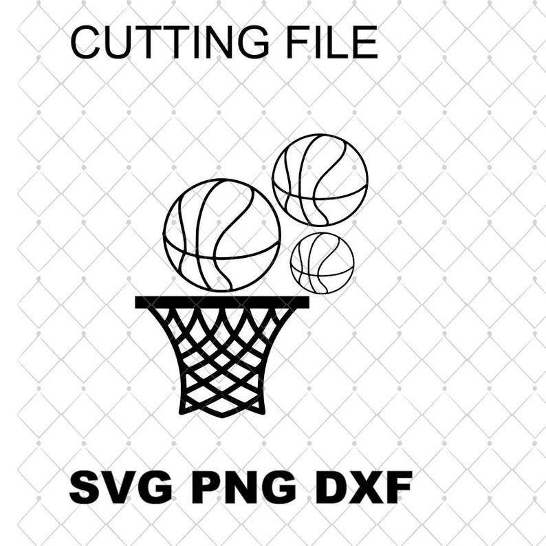 Basketball SVG Png Dxf Basketball Net Svg Png Svg File Instant | Etsy