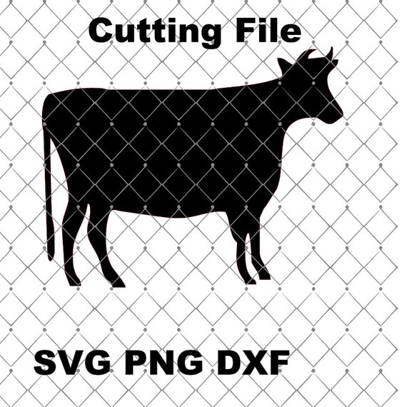 Show Cow Steer SVG Png Dxf Farm Animal Cow Png Cow Dxf Cricuit | Etsy