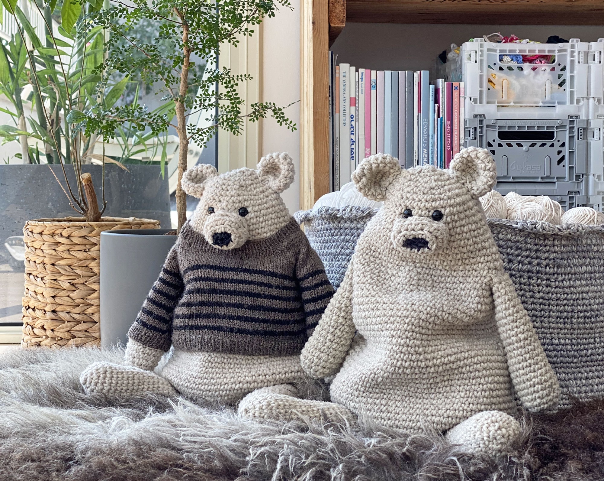 Crochet Pattern Chunky Benji the Bear Step by Step US Terms - Etsy UK