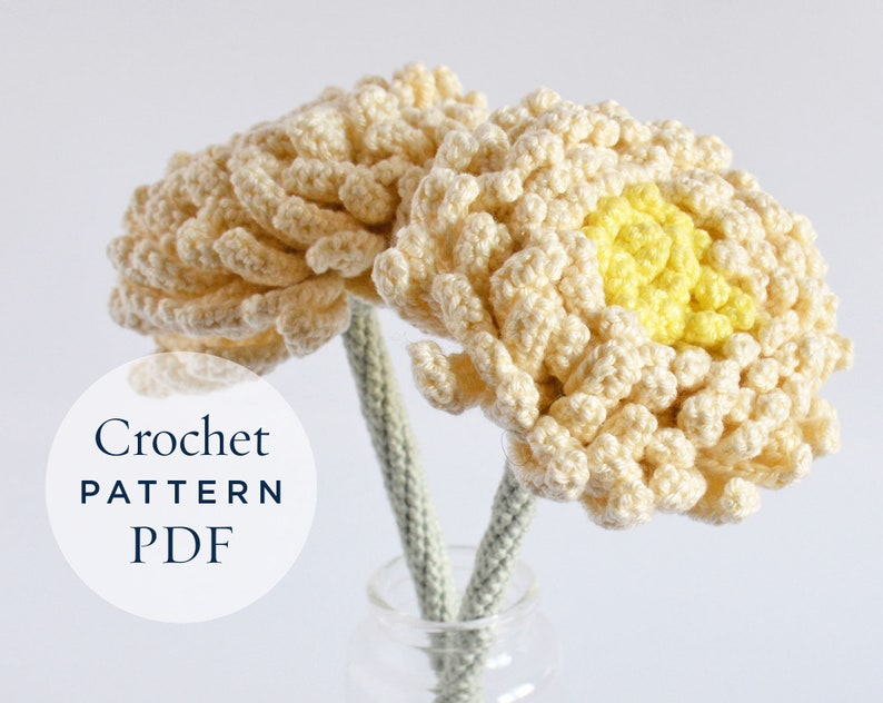 3 Crochet Botanical Patterns - Ready to Download by Crochetobjet - Etsy