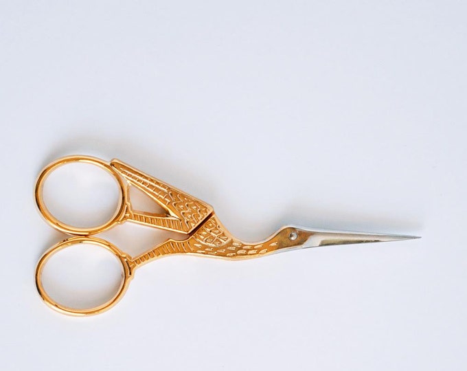 Golden Swan Scissors Vintage Style - Etsy