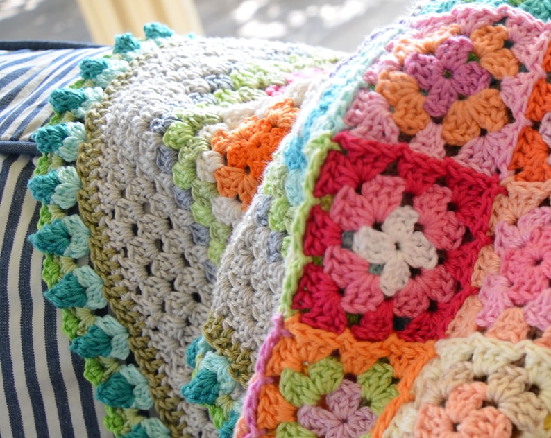 Crochet Pattern, Bloom Blanket, Step by Step US Terms DIY Pattern Ready ...