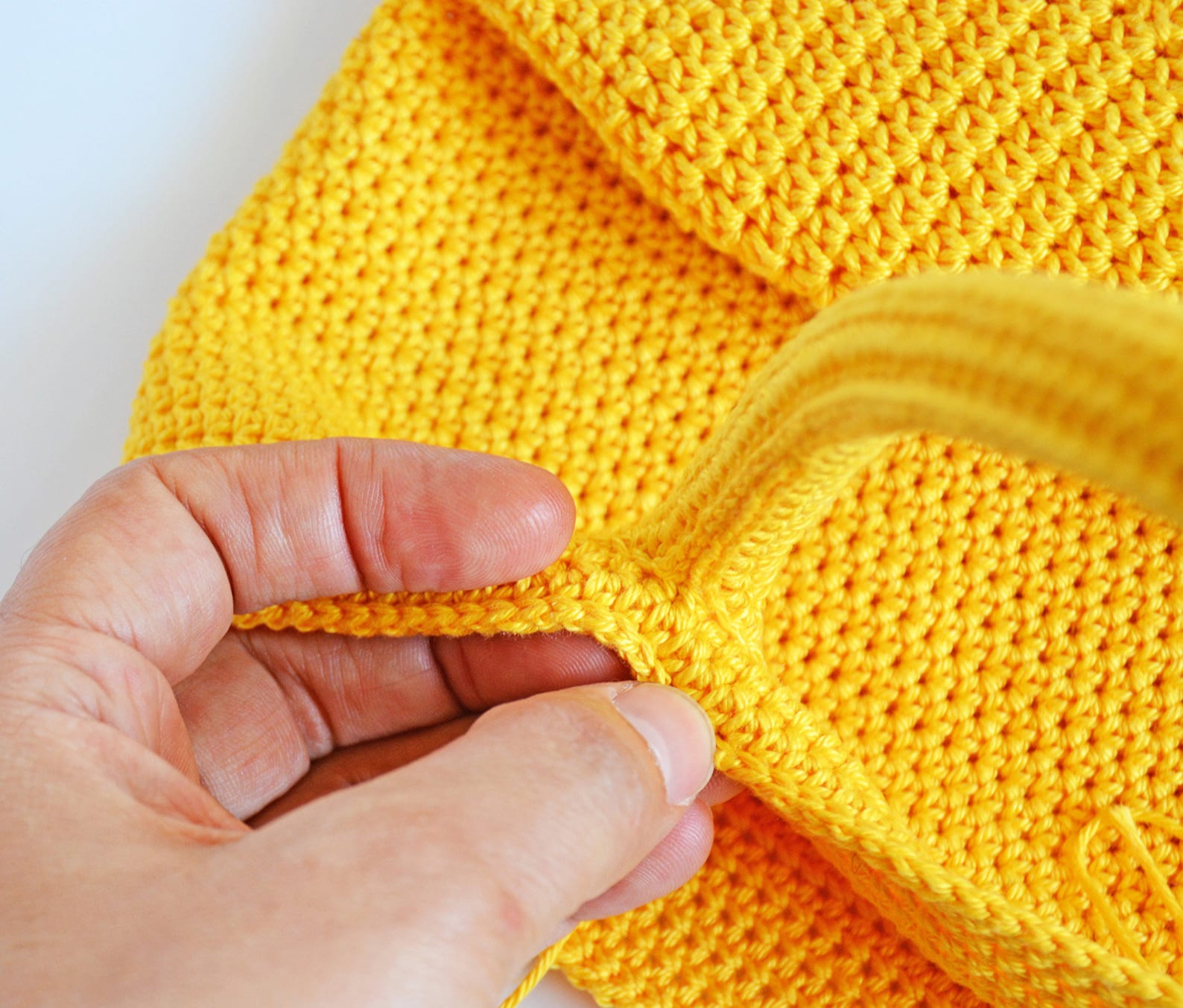Hello Yellow Crochet bag pattern Step-by-step pattern US | Etsy