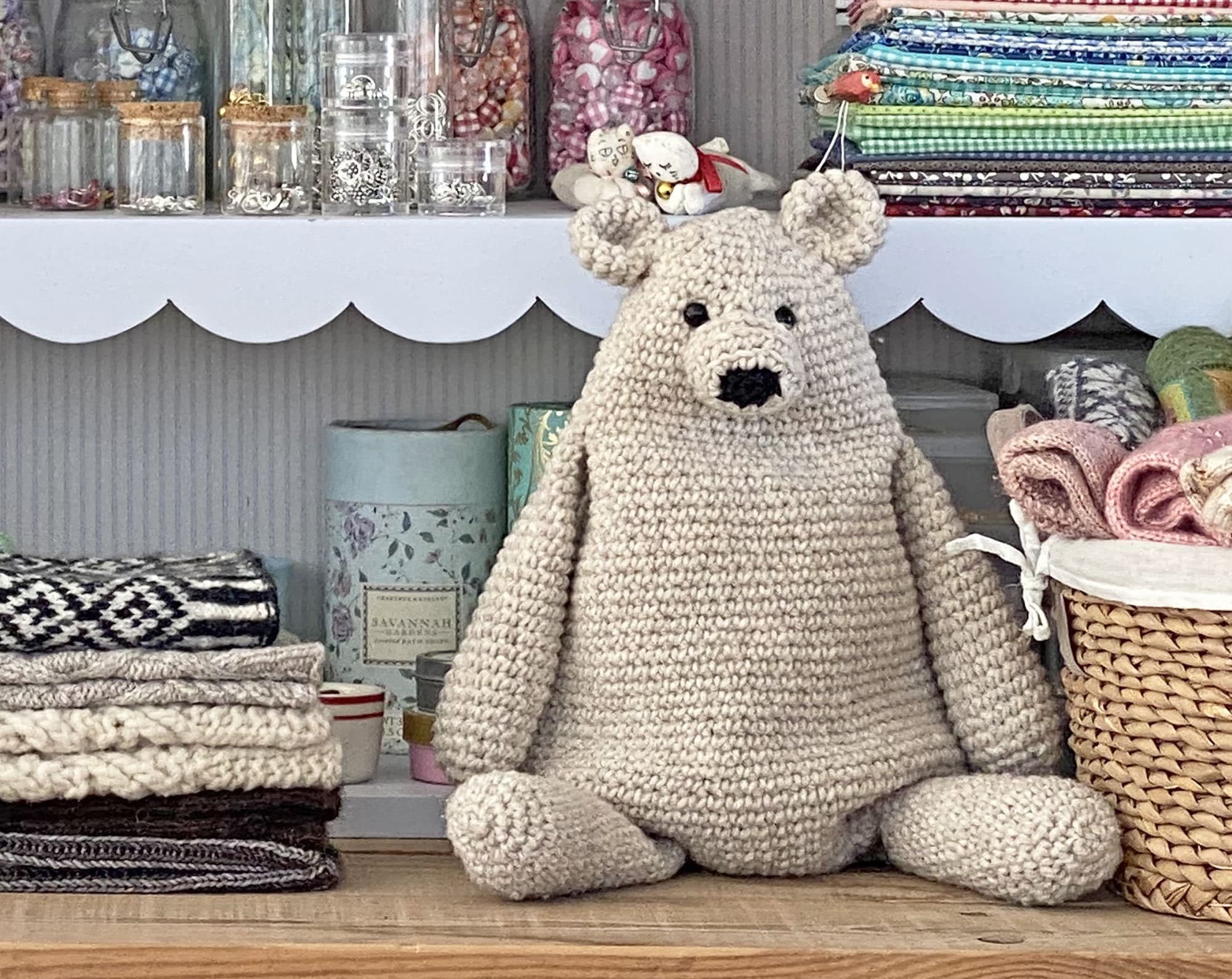 Crochet Pattern Chunky Benji the Bear Step by Step US Terms - Etsy ...