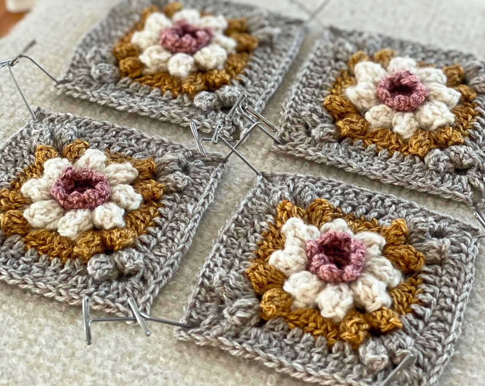 Wild Daisy Granny Square Crochet Pattern Ready For Immediate Download