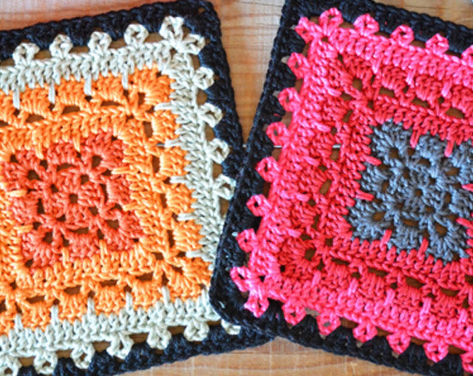 Granny Square Pattern Boho Square - DIY PDF English Crochet Pattern ...
