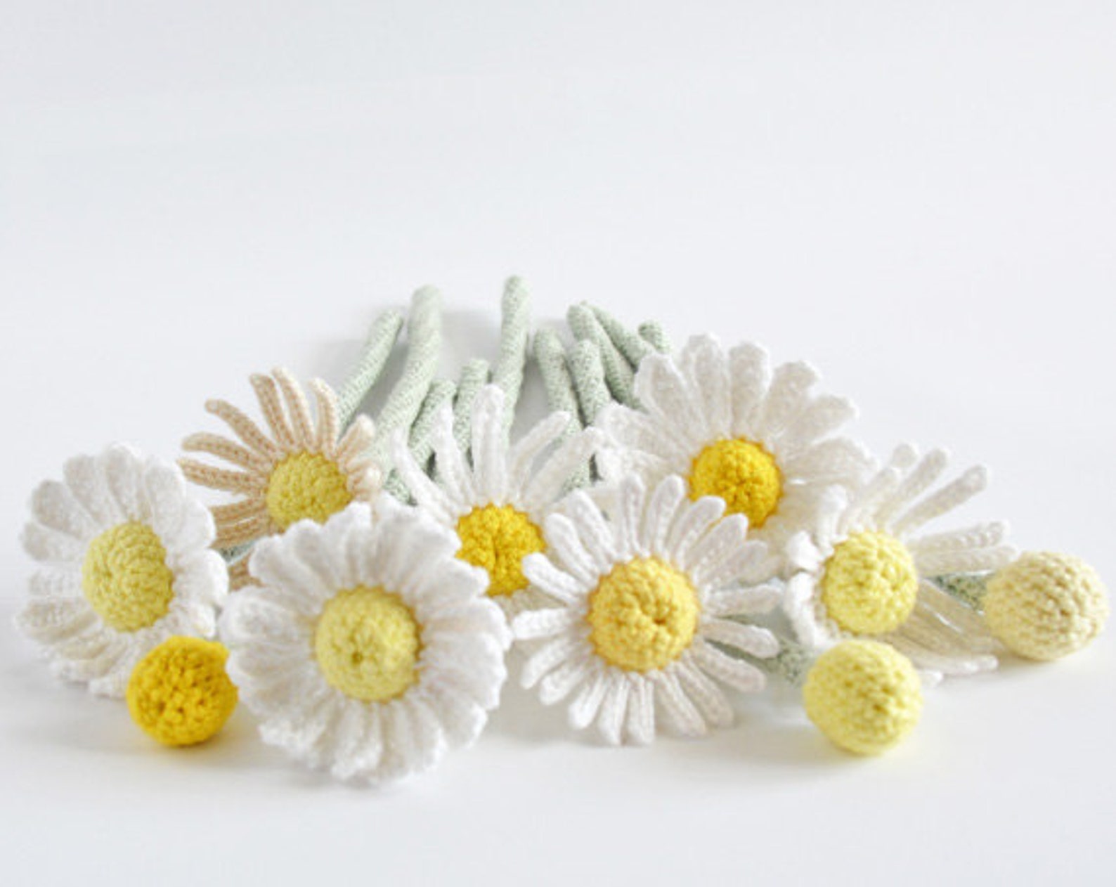 Chamomile Bouquet, DIY PDF English Crochet Pattern - Ready for ...