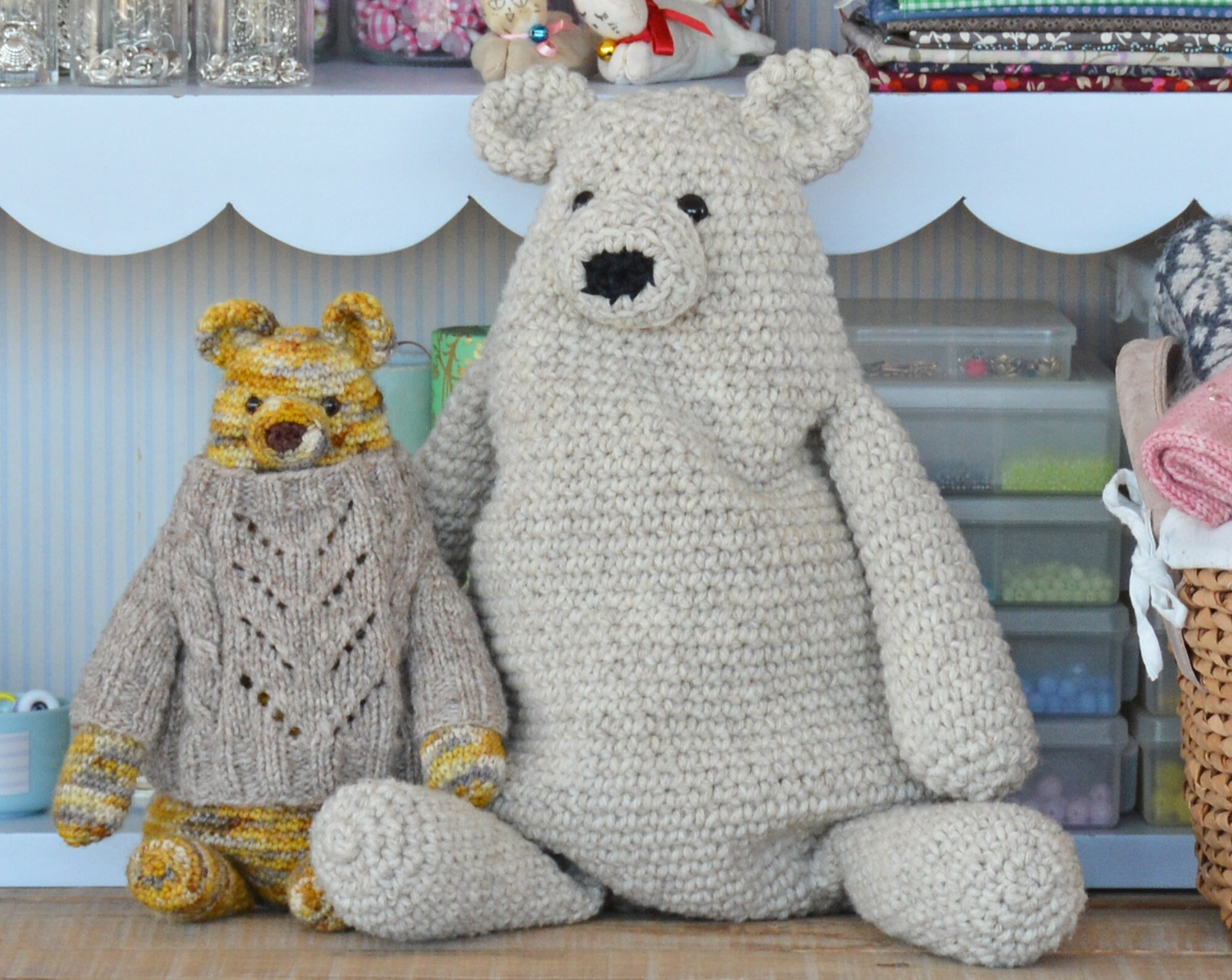 Crochet Pattern Chunky Benji the Bear Step by Step US Terms - Etsy ...