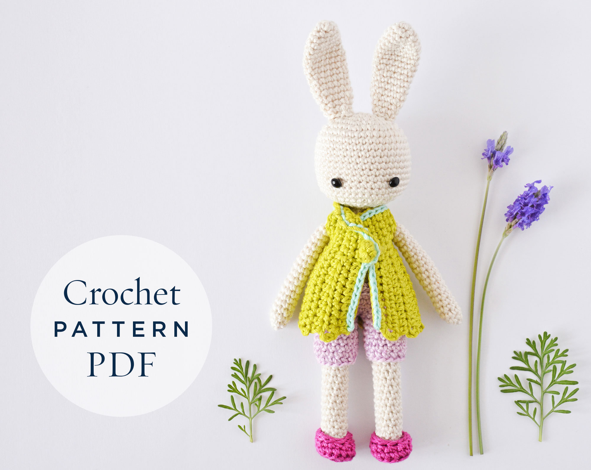 5 Crochet Angie Bunny Patterns Ready to Download by - Etsy UK