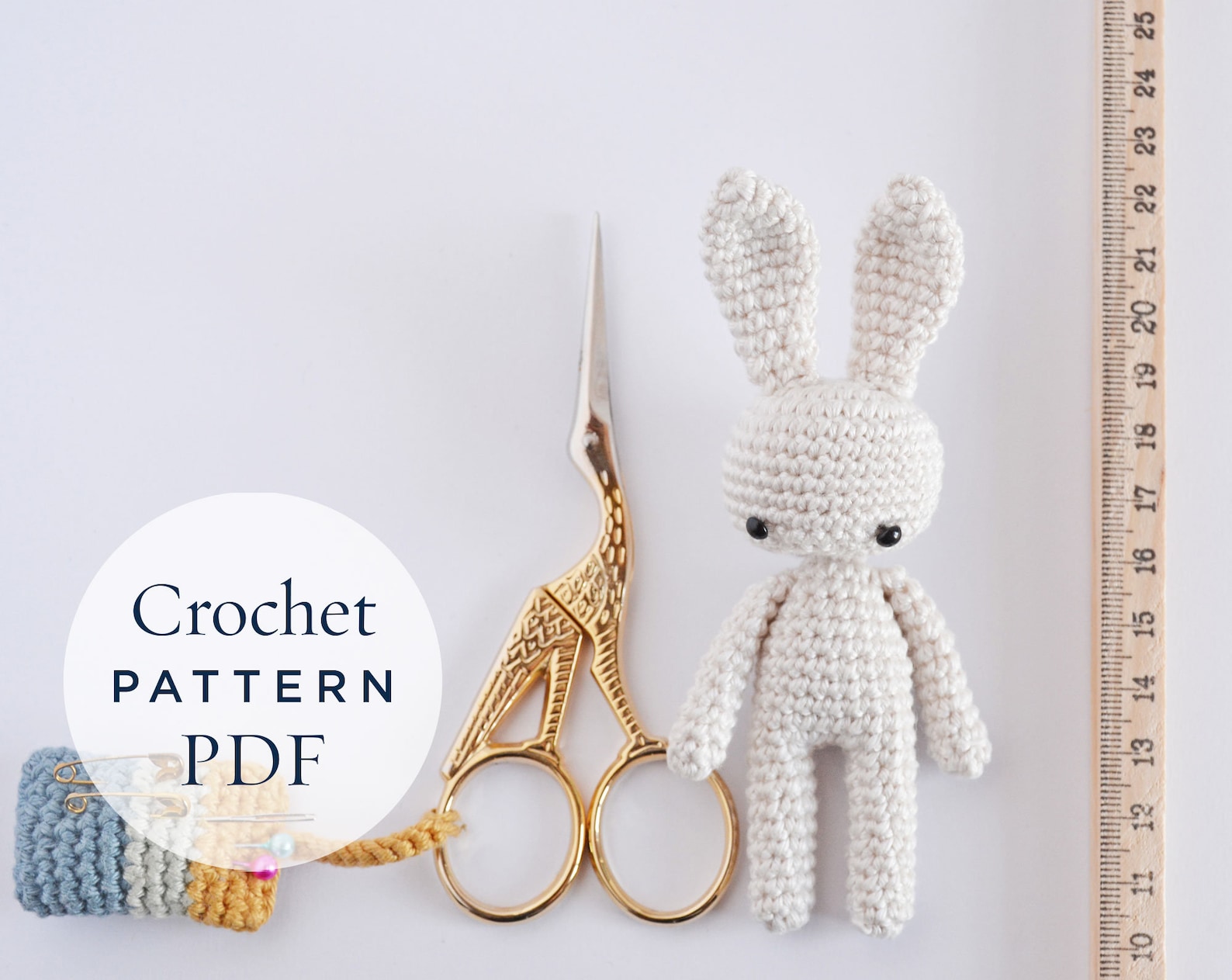 Crochet Pattern Amigurumi BABY BUNNY Step by Step Pattern - Etsy