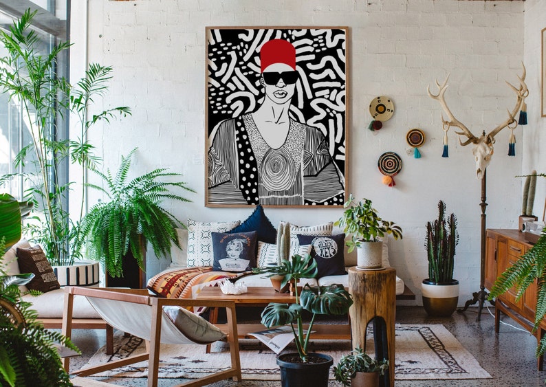 Emeka Art Print - Giclee Print - Black Art - Etsy