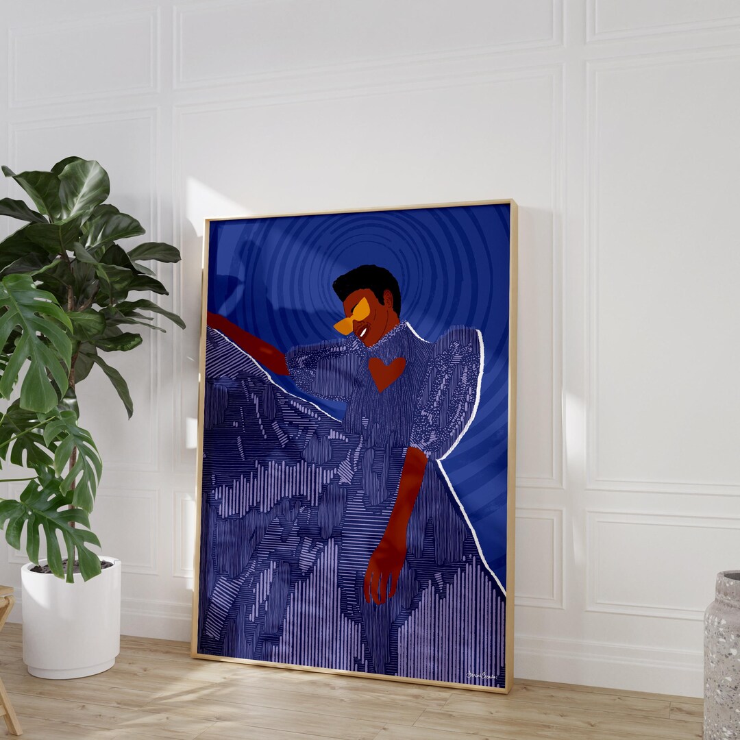 Amina - Wall Art - Black Art - Black Woman Art - Etsy