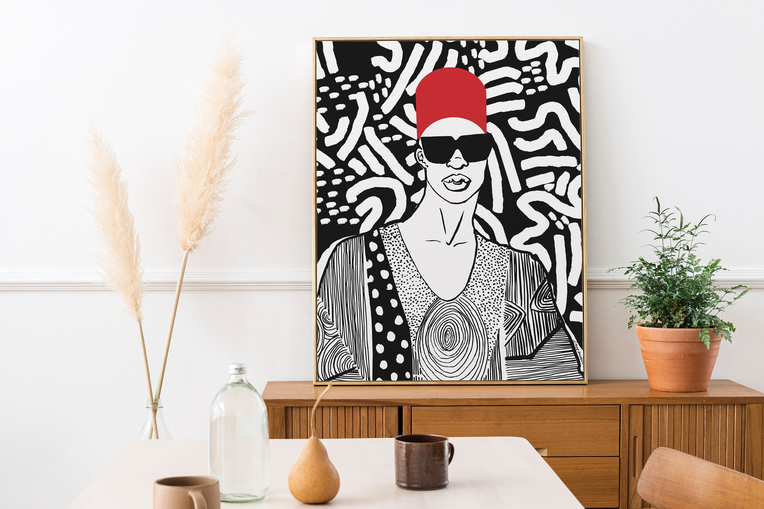 Emeka Art Print - Giclee Print - Black Art - Etsy