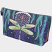 Waters of Fortune Zipper Canvas Pouch Dragonfly Gifts Cottagecore Gift ...